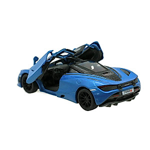 Kinsmart McLaren 720s Blue 1:36 DieCast Model Toy Car Collectible Hobby Super Sport Car Collection