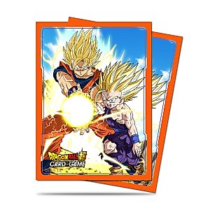 Ultra Pro Official Dragon Ball Super Father-Son Kamehameha Standard Deck Protector Sleeves (65ct)