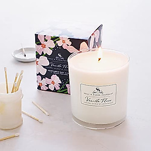 Soap & Paper Factory Vanilla Fleur 9.5 oz Large Soy Candle