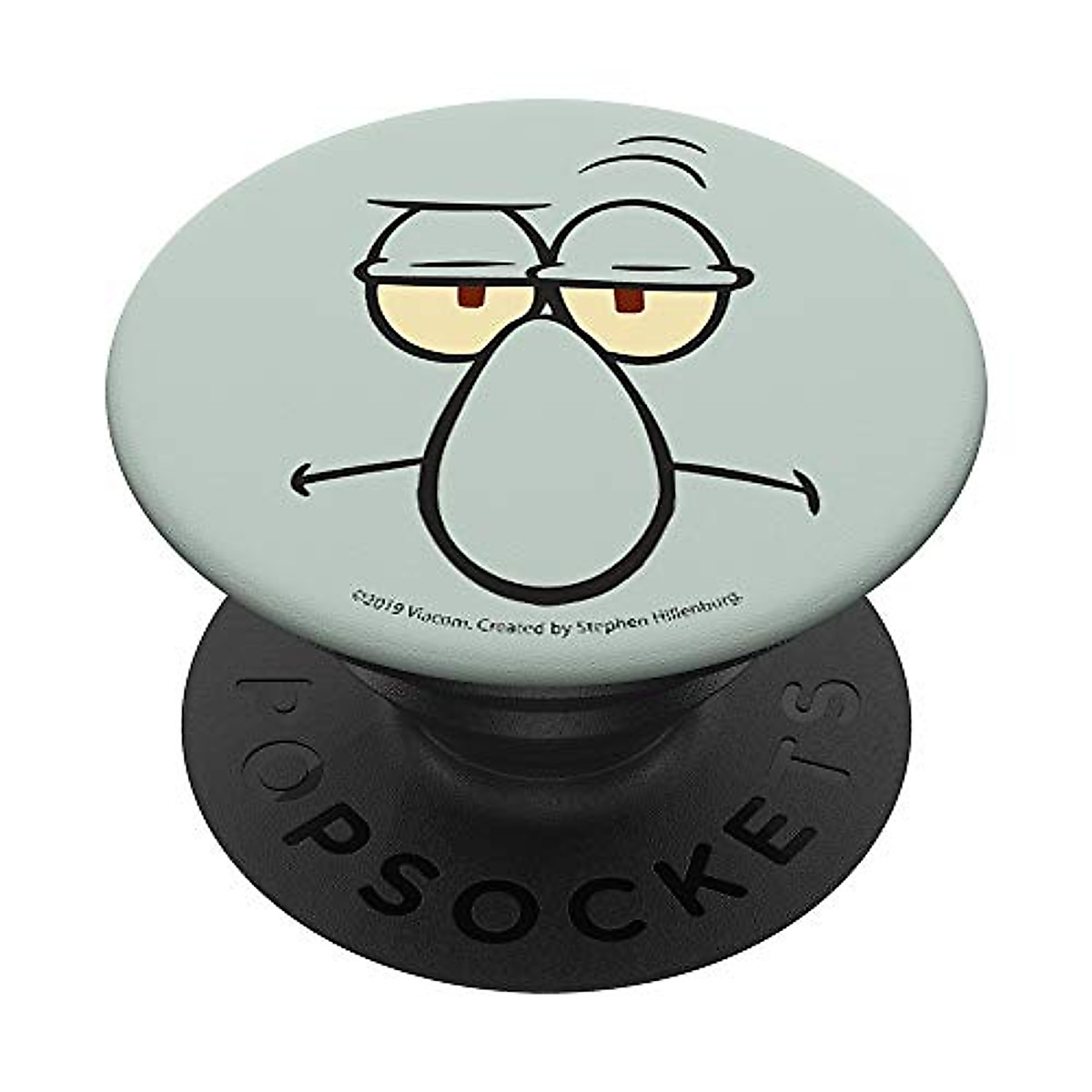 SpongeBob SquarePants Squidward Tentacles Big Face PopSockets PopGrip: Swappable Grip for Phones & Tablets