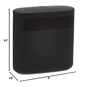 Bose SoundLink Color II: Portable Bluetooth, Wireless Speaker with Microphone- Soft Black