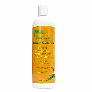 J'Organic Solutions Biotin Conditioner - with Biotin- Phthalates-Free, No Sulfate, Paraben-free Baby And Toddler Shampoo and Conditioner 12oz