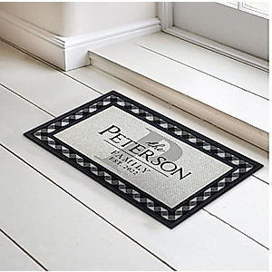 Personalized Monogram 18" x 30" Custom Doormat Door Mat For Front Door