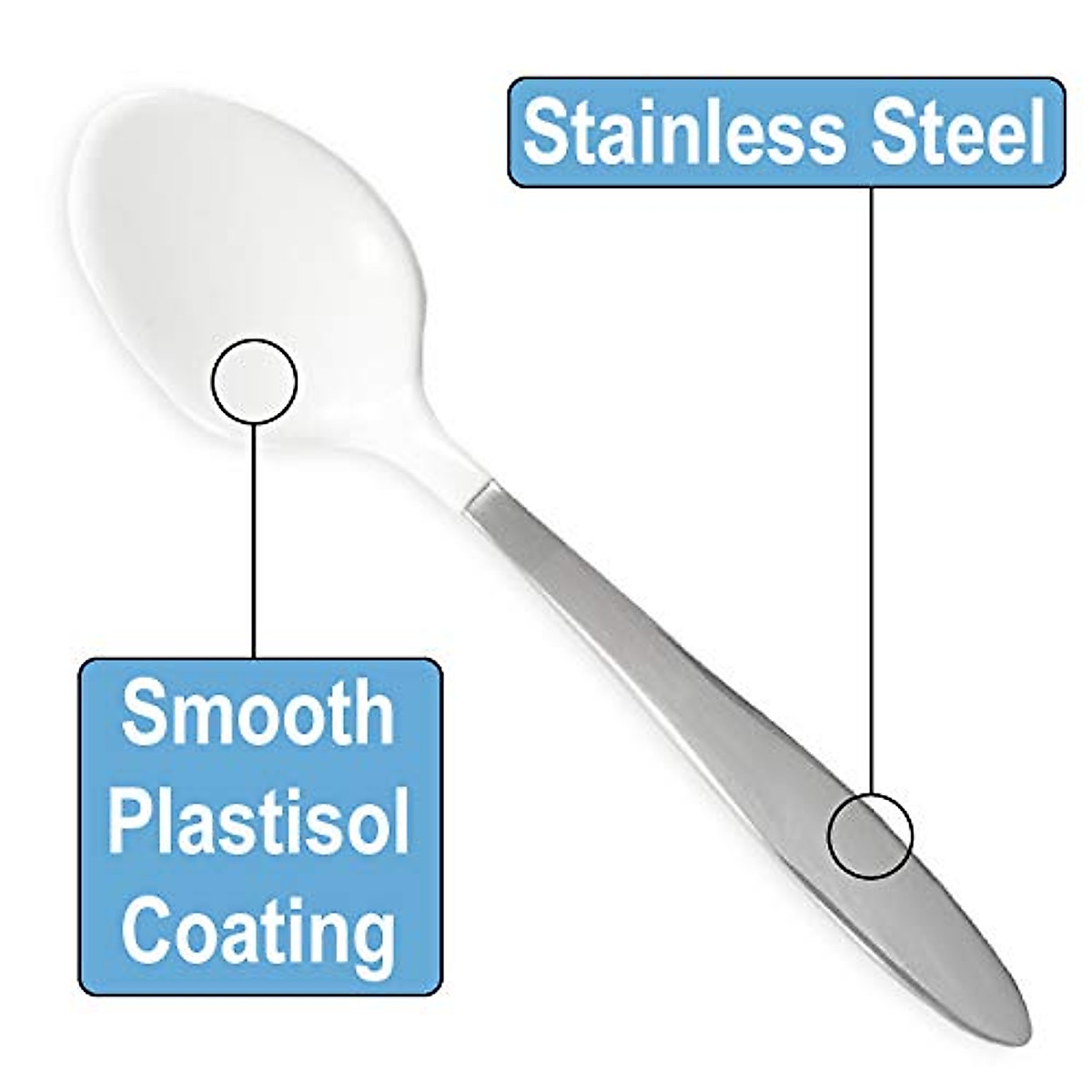 Rehabilitation Advantage Teaspoon with Plastisol Coating