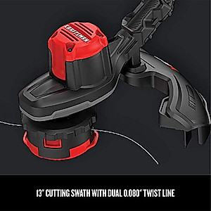 CRAFTSMAN V20* WEEDWACKER® Cordless String Trimmer with Quickwind™, 13-Inch (CMCST920D2)