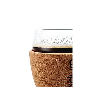 Bodum 11185-109s Glass, 300 ml, Cork, 8 cm, transparent, set of 2