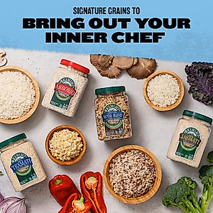 RiceSelect Texmati White Rice, Long-Grain Basmati Rice, Premium Gluten-Free Rice, Non-GMO, Star-K Kosher, 32-Ounce Jar