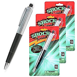 The Dreidel Company Shocking Pen, Shock Your Friends, Great for Pranks (3-Pack)