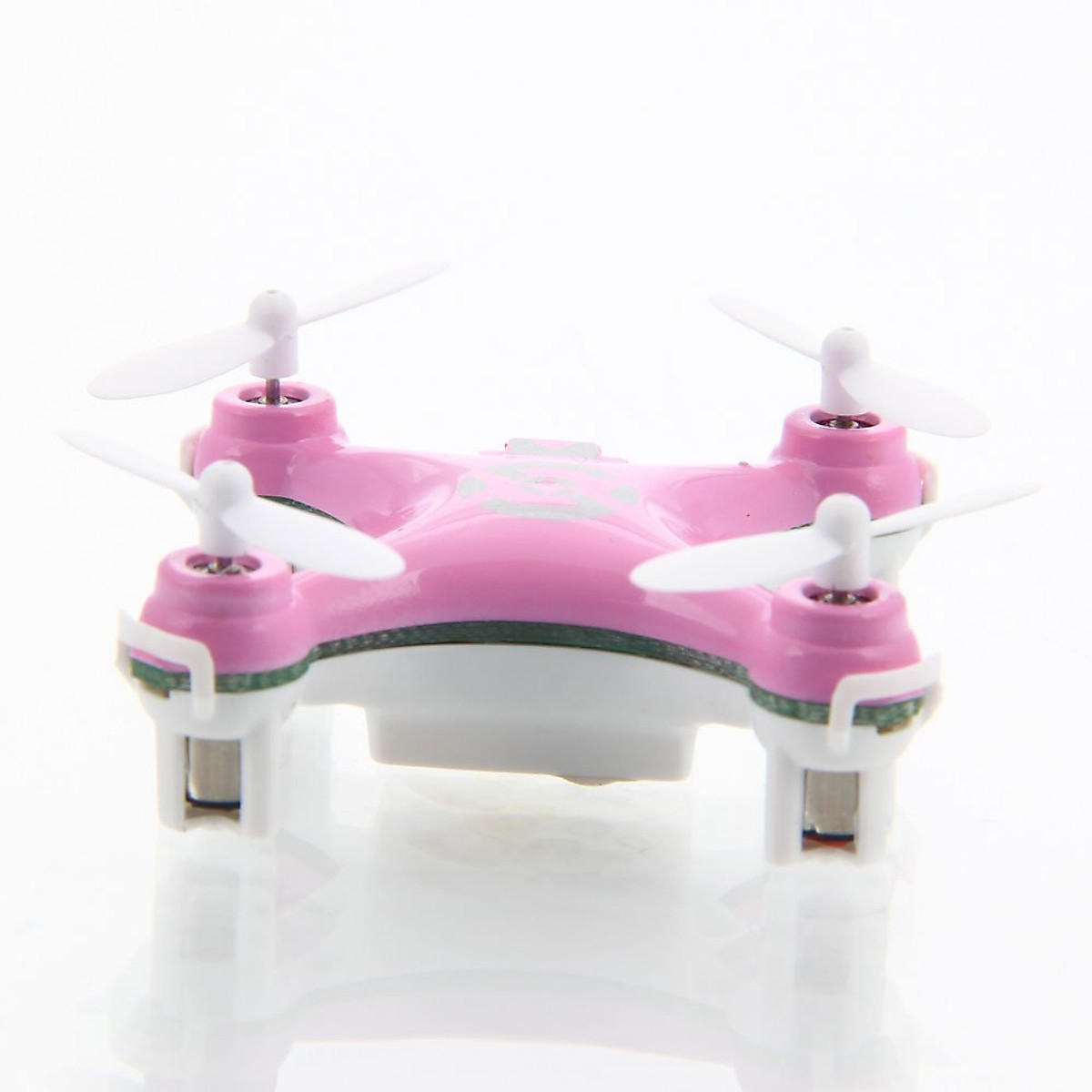 Cheerson CX-10 4CH 2.4GHz 6 Axis Gyro LED Rechargeable Mini Nano RC UFO Quadcopter - Pink