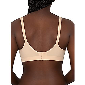 Fruit of the Loom Women's Seamless Wire Free Push-Up Bra, Black Hue/in The Buff 2-Pack, 38B
