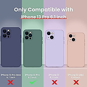 Cordking Designed for iPhone 13 Pro Case, Silicone Full Cover [Enhanced Camera Protection] Shockproof Protective Phone Case with [Soft Anti-Scratch Microfiber Lining], 6.1 inch, Light Brown