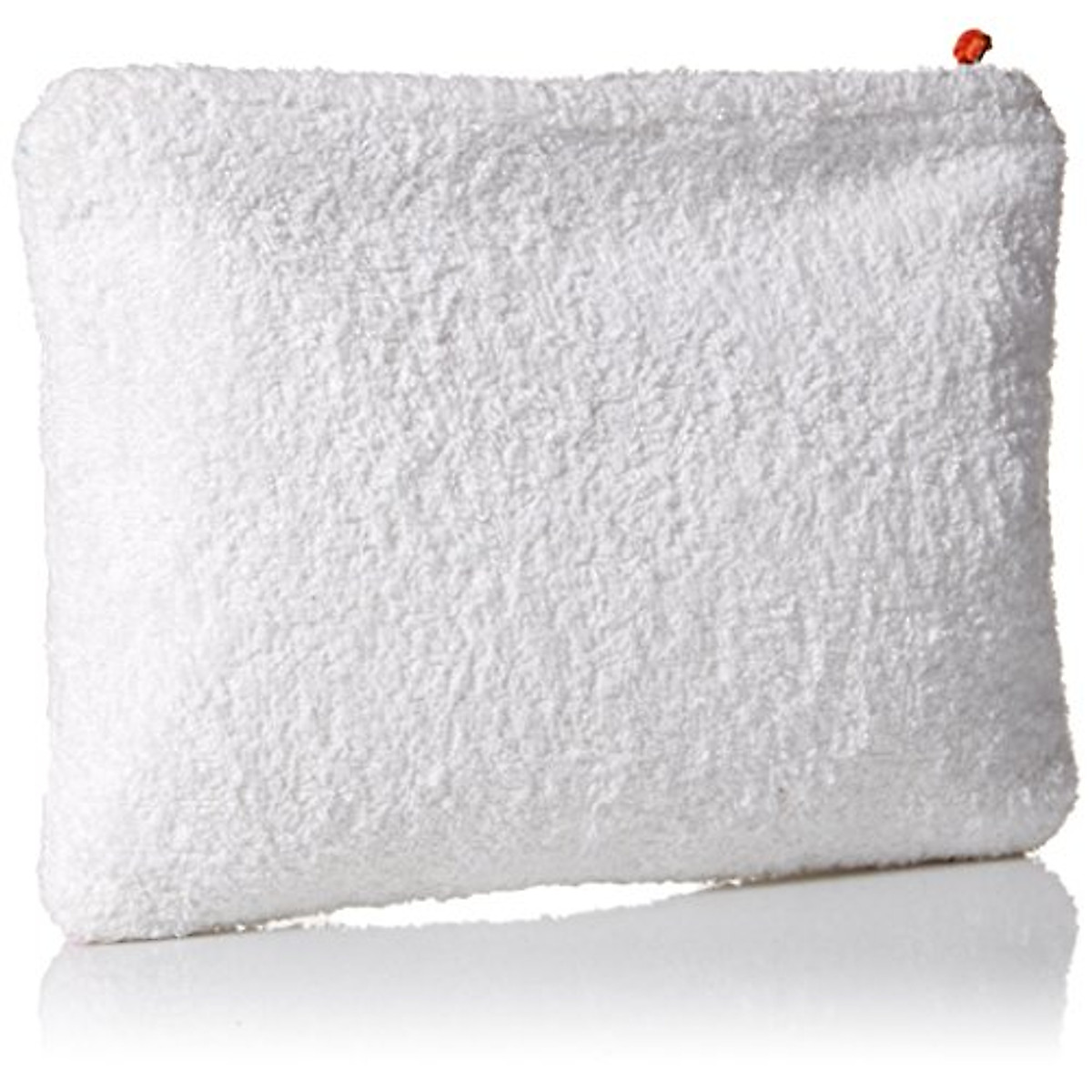ale by Alessandra Women's Dreamer Plush Cotton Terry Cloth Clutch/Bikini Bag, White, One Size