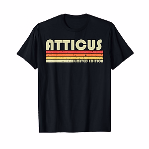 ATTICUS Gift Name Personalized Funny Retro Vintage Birthday T-Shirt