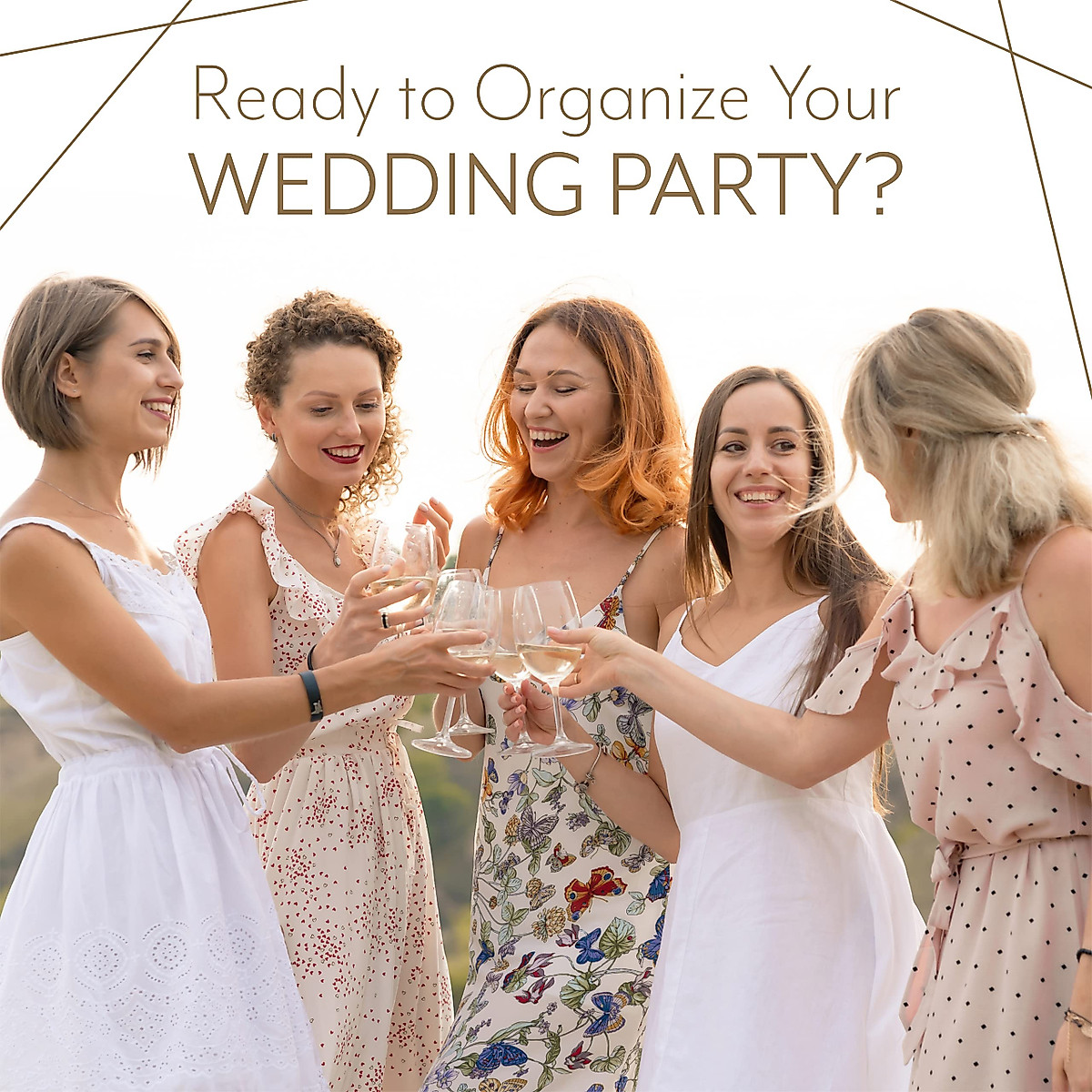 Wedding Planner - Undated Bridal Planning Diary and Organizer, Hard Cover, Pockets & Online Support