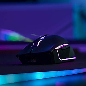 Cooler Master MM831 Gaming Mouse with 32000 DPI adjustable via software, 2.4GHz and Bluetooth Wireless, PBT Buttons, and Qi Charging Support
