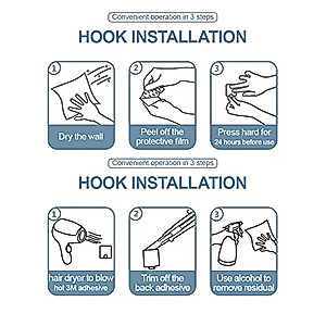 xhuoqdk 6PCS Silicone Toothbrush Hook Silicone Hook Bear Hook Razor Towel Plug Wire Key for Bathroom Living Room Kitchen Office Locker Dormitory Door (Black)