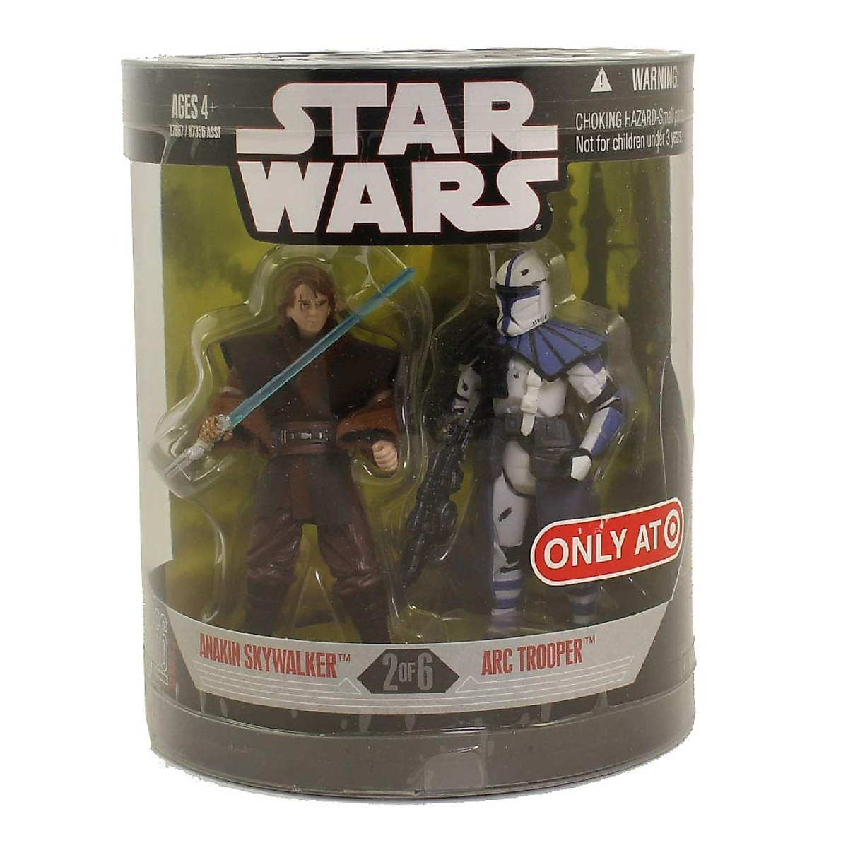 Star Wars Saga 2008 Exclusive Order 66 Action Figure 2-Pack Anakin Skywalker & Arc Trooper