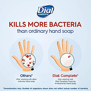 Dial Complete Antibacterial Foaming Hand Soap Refill, Fresh Pear, 52 fl oz