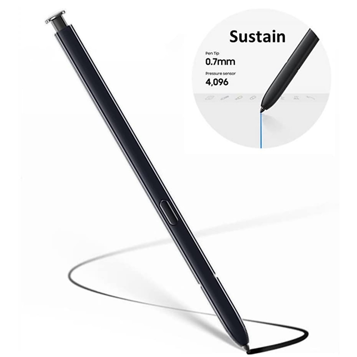 CLOTGIAAL Note 10 Stylus S Pen WithBluetooth Replacement for Samsung Galaxy Note10 |Note 10 Plus 5G +Tibs/Nibs (Black)