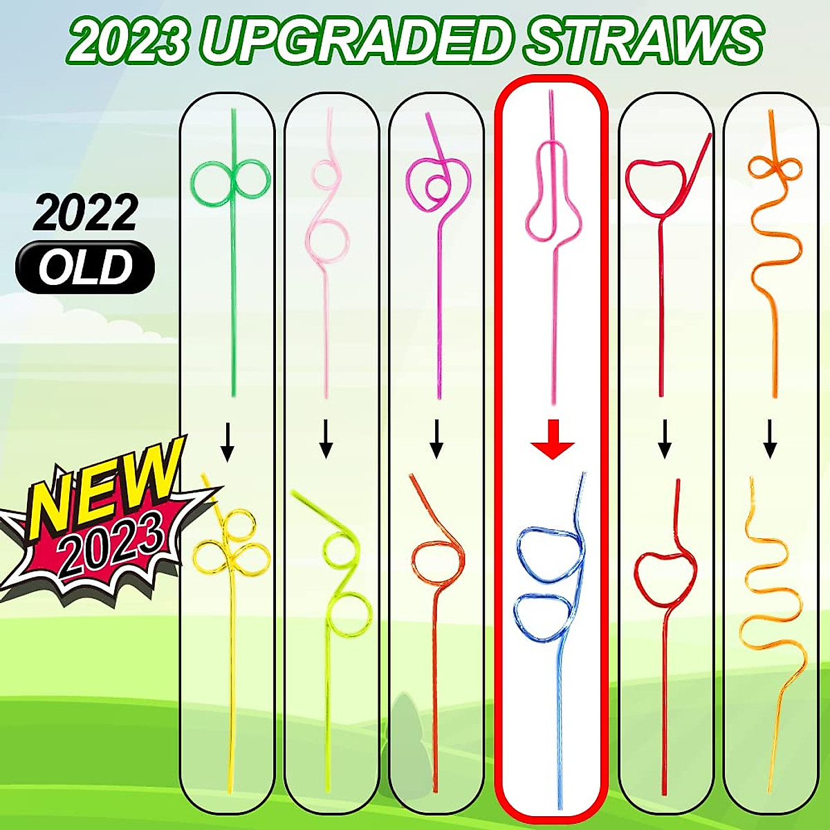 Paper Master Valentines Day Cards for Kids 32 Pack - Valentine Gift + Reusable Drinking Straws, Party Favors