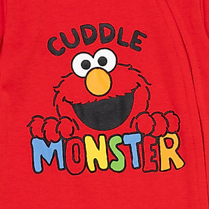 Sesame Street Baby Boys 2 Pack Zip-Up Long Sleeve Sleep N' Play Coverall 3-6 Months