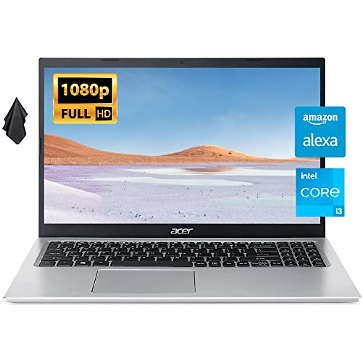 2022 Acer Aspire 5 Slim Laptop, 15.6 inch FHD IPS Display, 11th Gen Intel Core i3-1115G4 Processor (Beats Ryzen 3 3250U), WiFi 6, Amazon Alexa, Windows 11 Home in S Mode (20GB RAM | 1TB SSD)