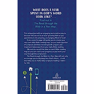 The Read through the Bible in a Year Map (General) (Faith Maps)