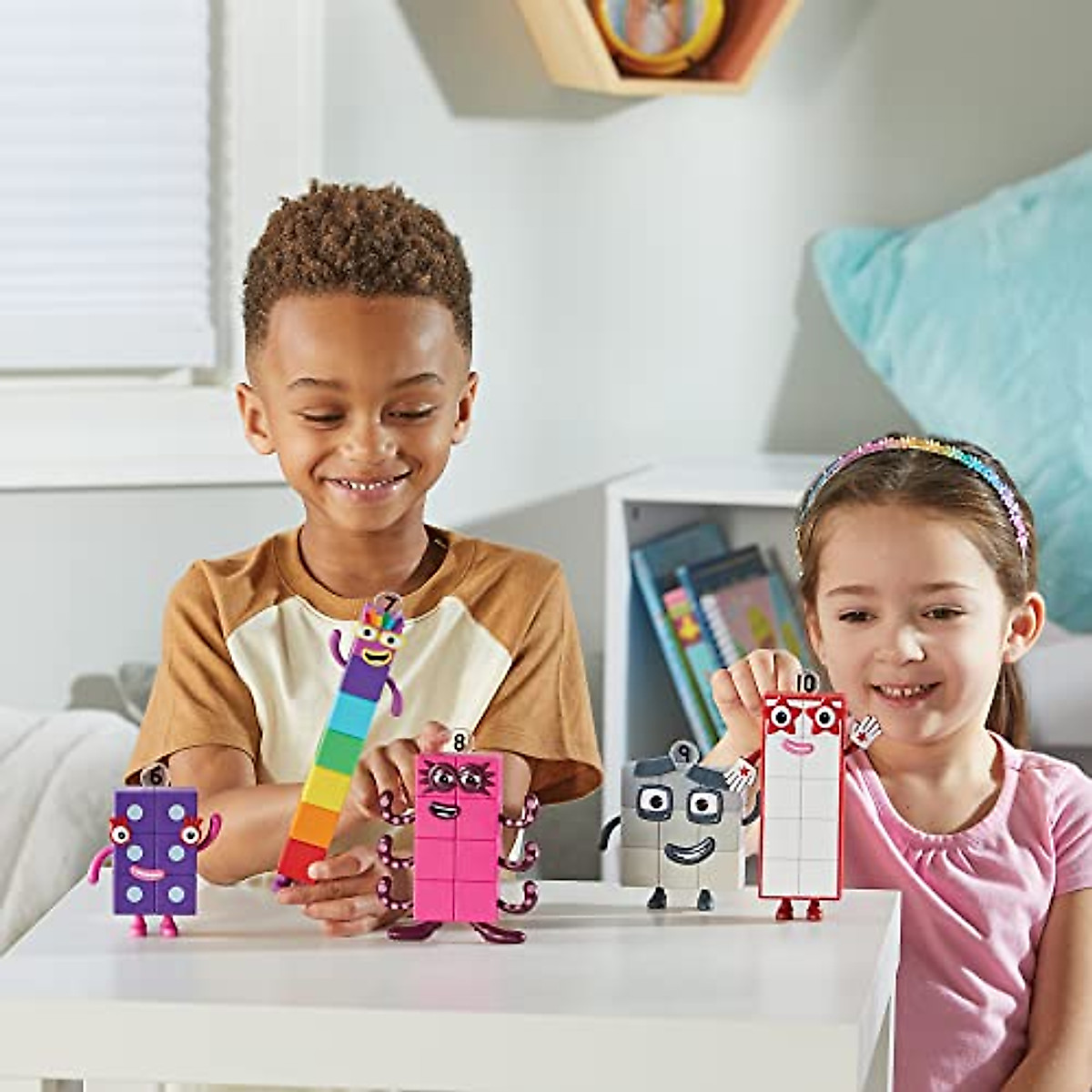 Learning Resources Numberblocks Friends Six to Ten, Play Figures, Official Collectible Figures for Kids Aged 3 and Up
