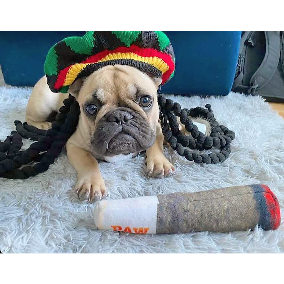 Nestpark Doggy Doobie - Funny Dog Toys - Plush Squeaky Dog Toys for Medium, Small and Large - Cute Dog Gifts for Dog Birthday - Cool Stuffed Dog Toys