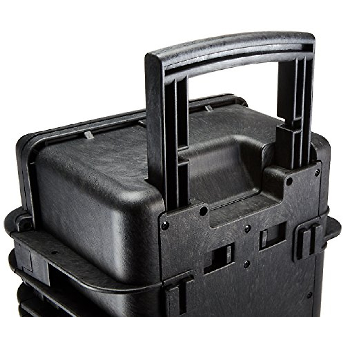 Amazon Basics Large Hard Rolling Camera Case, Solid, Black, 22"L x 14"W x 9.8"H