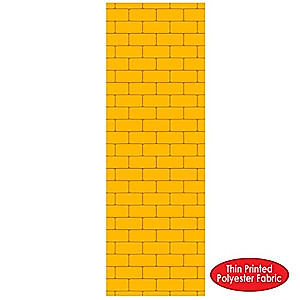 Yellow Brick Road Novelty Aisle Floor Runner Princess Decorations Party Supplies 24" x 10'