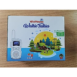 Wishouse Walkie Talkies for Kids 4 Pack,Family Walky Talky Adults Children Radio Long Range,Outdoor Camping Fun Toys Birthday Present Xmas Gifts for 4 5 6 7 8 Year Old Girls Boys No Battery No Charger