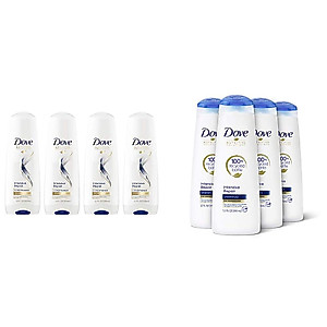 Dove Nutritive Solutions Shampoo and Conditioner for Dry or Damaged Hair (Pack of 4 each)
