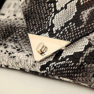HYLong Women's Fashion Retro Snake Skin Envelope Bag Clutch Purse Evening Bag