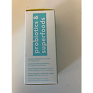 TULA Skin Care Brightening Treatment Drops - Vitamin C Serum, Brightens the Look of Dull Skin & Dark Spots, 1fl oz