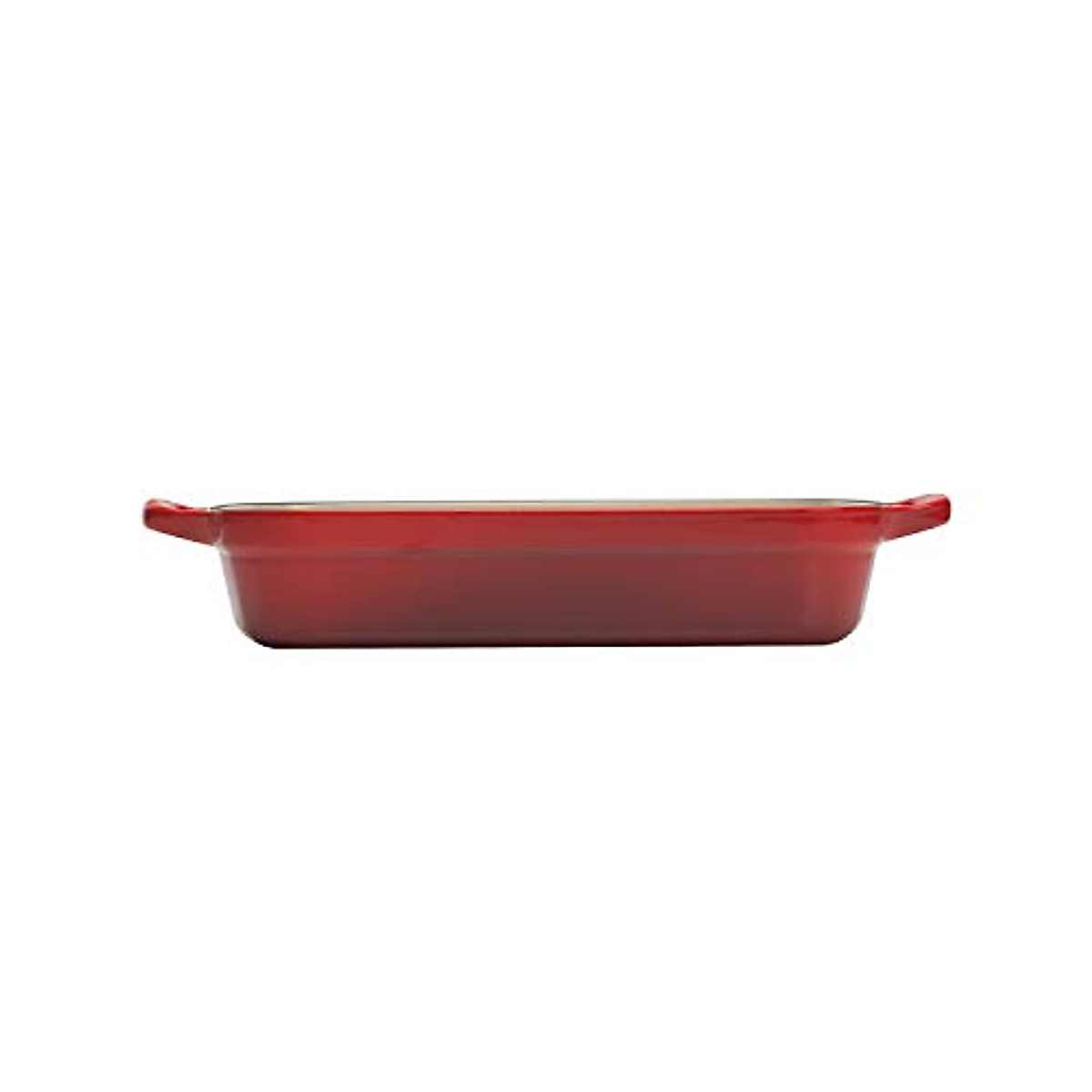 Le Creuset Enameled Cast Iron Signature Rectangular Roaster, 5.25 qt. (11.7" x 16.8") , Cerise