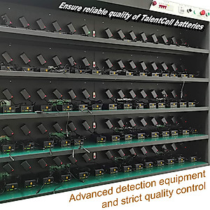 Talentcell 24V Lithium ion Battery PB240A1, Rechargeable 22400mAh 82.88Wh Li-ion Batteries Pack with DC 24V/12V and 5V USB Output for LED Light Strip, CCTV Camera, Smartphone and More