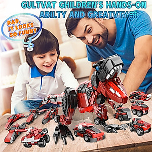 AUYYOSK Dinosaur Building Toys,782 Pieces STEM Dinosaur Building Block Set,11-in-1 Construction Toys Dinosaur Building Kit for Kids Birthday Gift Ages 6 7 8 9 10 11 12 Yr Old (Dinosaur)