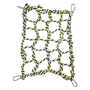 MagiDeal Bird Toys Hamster Hammock Rope Parrot Hammock Climbing Toy Climbing Toys Cage Toys Ladder Climbing Net for Parakeet Pet Parrot