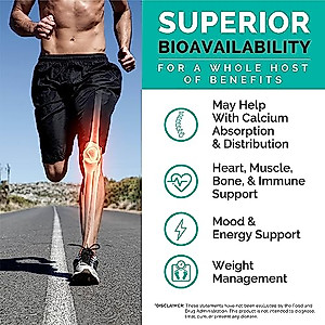 4-in-1 Calcium Supplements for Women & Men - Calcium 600mg with Vitamin D3 K2 B12 - Vitamin D3 K2 5000 IU Supplement for Heart, Bone & Immune Support - Gluten-Free, Non-GMO, Vegan Friendly (120 count)