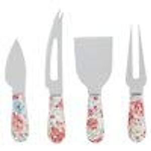YSSAIL The Pioneer Woman Gorgeous Garden 4-Piece Cheese Knife Serving Set