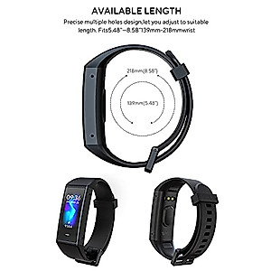 WYZE Band Fitness Tracker with Alexa Built-in, Activity Tracker Watch with Heart Rate Monitor, Smart Fitness Band with Step Counter, Calorie Counter, Pedometer Water Resistant, Black