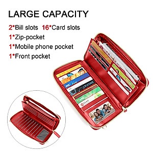 Women Large Touch Screen Crossbody Phone Purse cellphone Bag with 2 straps…