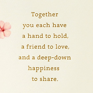 Hallmark Wedding Card, Bridal Shower Card, Engagement Card (Wonderful Couple)