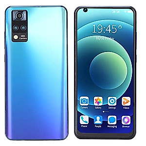 X51Pro Unlocked Cellphone, HD 6.7in 4GB 64GB Dual SIM Card 3G Unlocked Smartphone Support Maximum 128G Memory Card for Android 10(Bule)