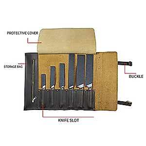 Kitchen Chef Knife Set 7 Pieces, Made of Japnese AUS10 Damascus Steel, Premium Kitchen Knife Set with Olive Wood Handle