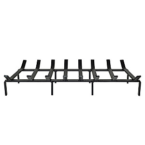 SteelFreak Heavy Duty Steel Fireplace Grate - Made in The USA (36 Inch)