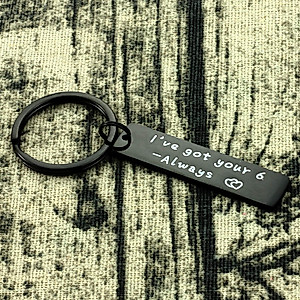 Kivosliviz Officer Gifts Keychain I Got Your 6 Police Wife Keychain Law Enforcement Gifts for Him Police Keychain for Boyfriend Police Officer Keychain
