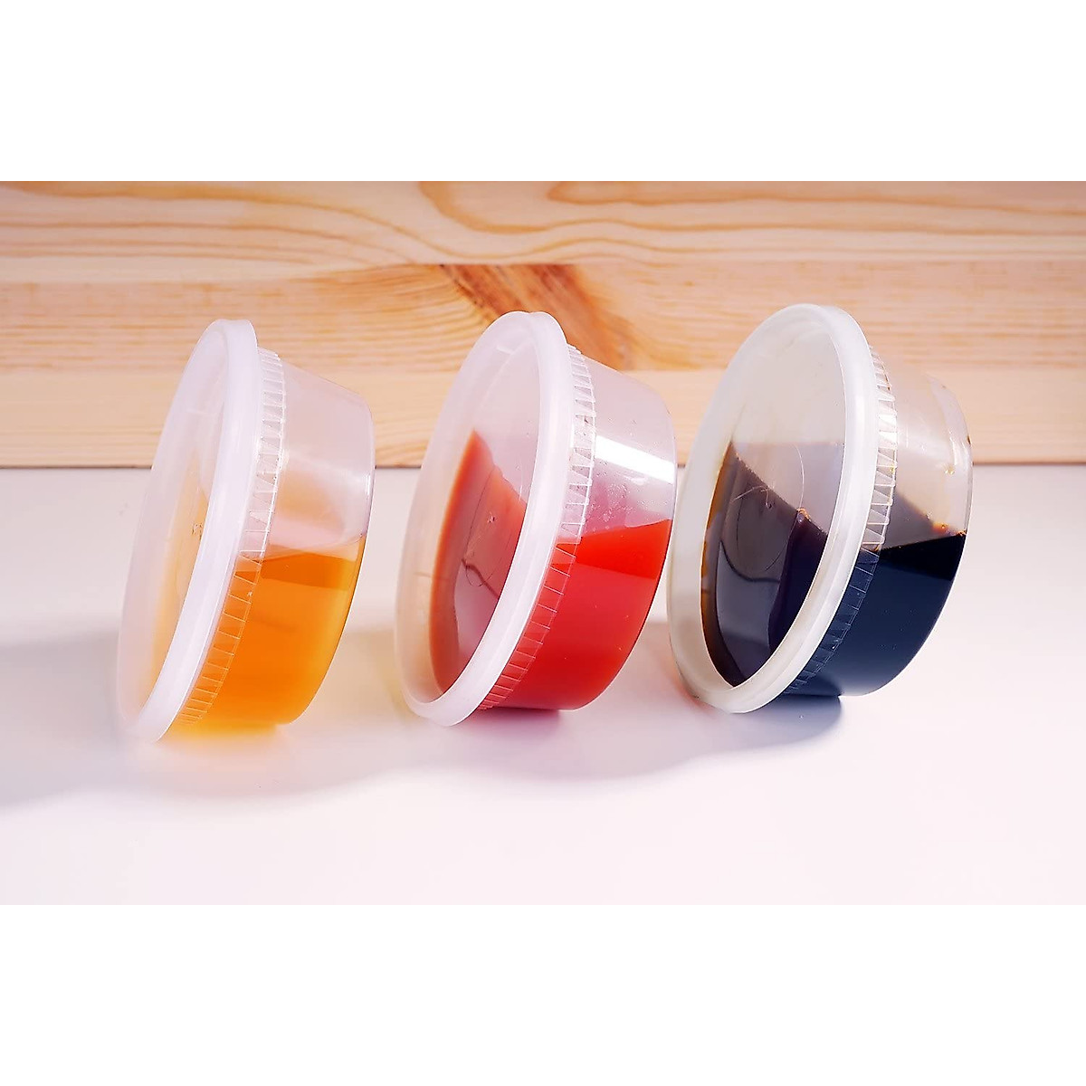 [TashiBox] 8 oz food storage deli containers with lids - 40 sets