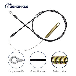 DEHOMKUS GY21106 GY20156 Clutch Cable Fits for 42 inch John Deere Sabre Scotts L100 L105 L107 L108 L110 L111 L118 L120 LA100 LA105 LA110 LA115 LA120 LA125